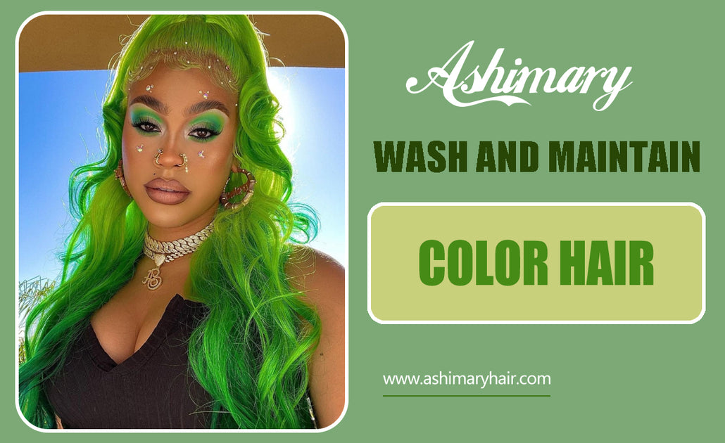 How To Care For Colorful Human Hair Wig In Summer – ashimaryhair