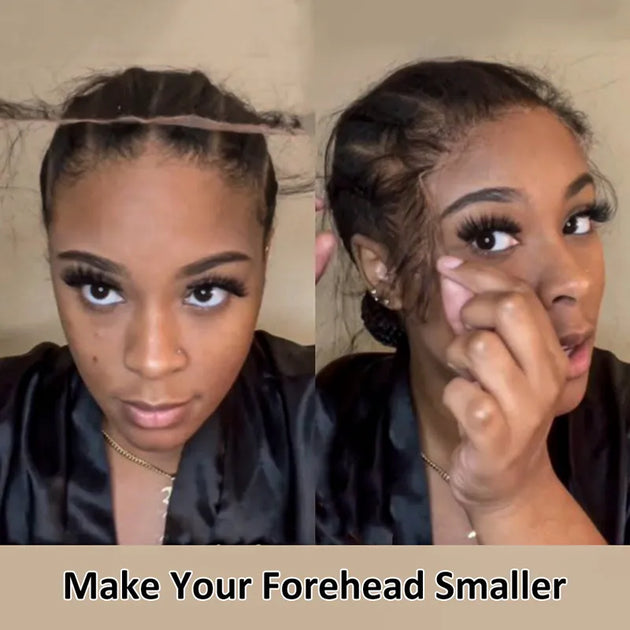 4C Edges BIG FOREHEAD HACK 13x2 Lace Frontal 100% Human Hair – ashimaryhair