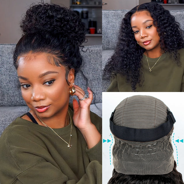 Flash Sale Invisi-Strap™ Snug Fit 360 HD Transparent Lace Wig Bleached ...