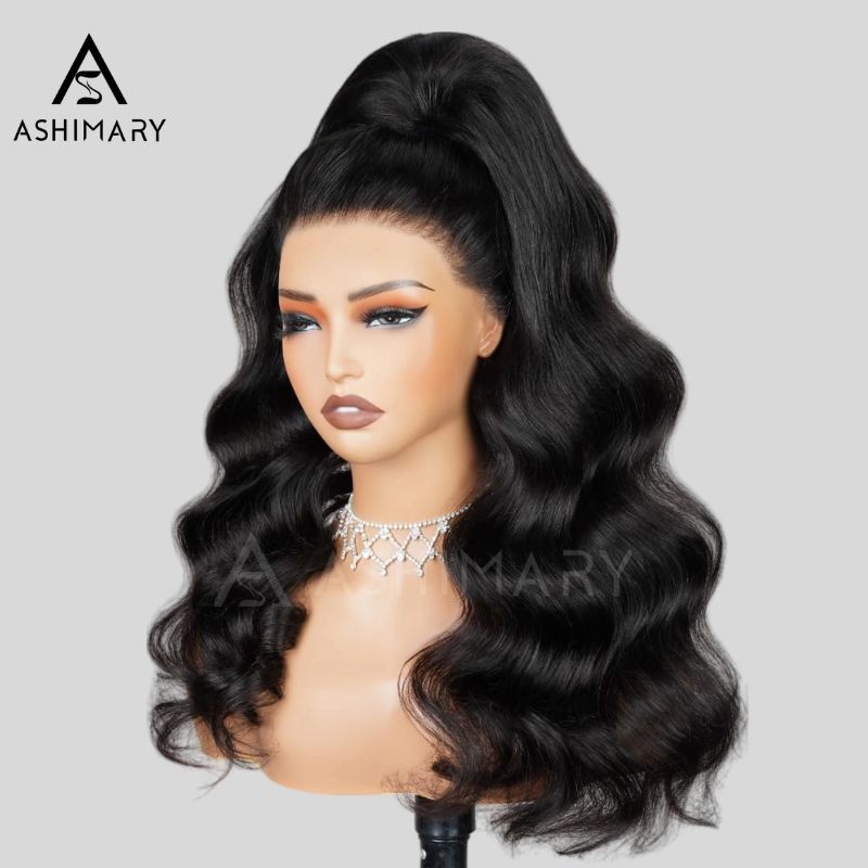 360 Body Wave Glueless Lace Wig with Invisi Drawstring – ashimaryhair