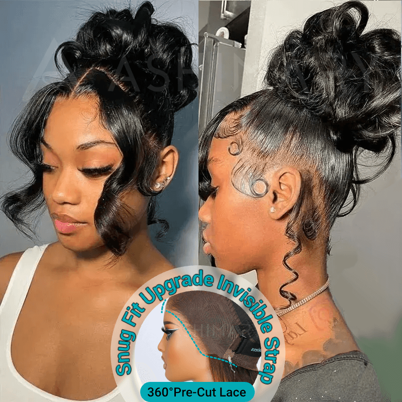360 Body Wave Glueless Lace Wig with Invisi Drawstring – ashimaryhair