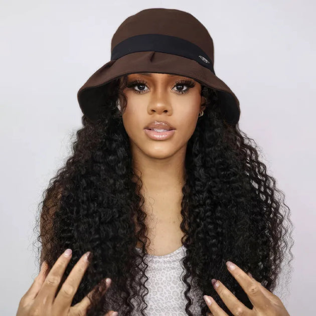 Ashimary Quick-Fix Velcro Water Wave Half Wig Human Hair Easy Wear & S ...