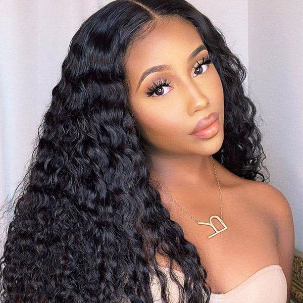 Deep Wave 13x4 HD Transparent Lace Wigs Wear And Go – ashimaryhair