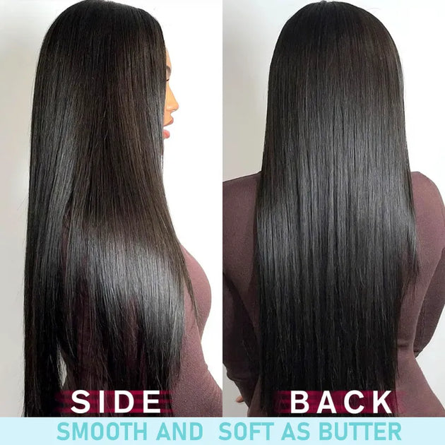 Pull Go Wig | Real Scalp Straight V Part Human Hair Beginner Friendly ...