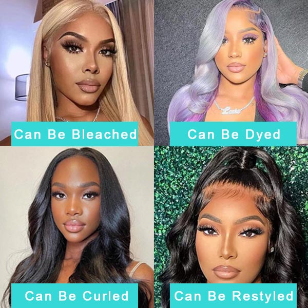 Straight Hair Ready To Wear Pre Cut 5x8 HD Transparent Lace Closure Wig ...