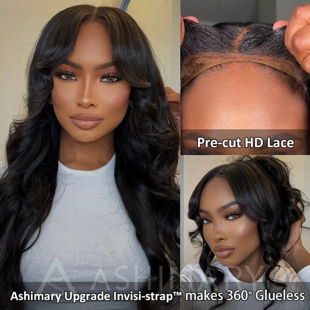 360 Body Wave Glueless Lace Wig with Invisi Drawstring – ashimaryhair