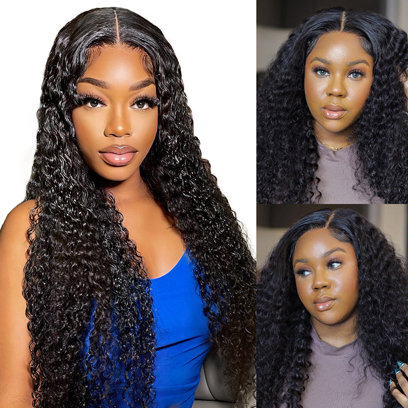 Deep Wave 13x4 HD Transparent Lace Wigs Wear And Go – ashimaryhair