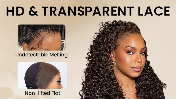 HD Transparent Lace wig | Authentic Human Hair - Seamless Blending ...