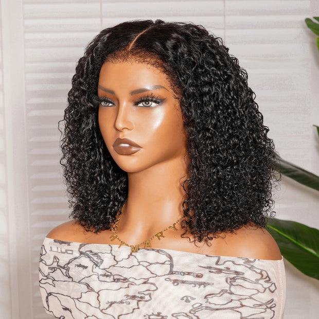 Natural Blend Away 3C Newborn Hairline Kinky Curly Wig – ashimaryhair