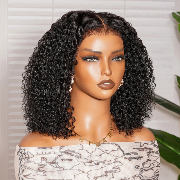Natural Blend Away 3C Newborn Hairline Kinky Curly Wig – ashimaryhair