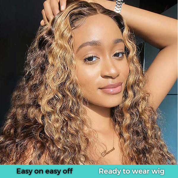 Ashimary Ready To Wear P4/27 Highlight Piano Color Water Wave Lace ...