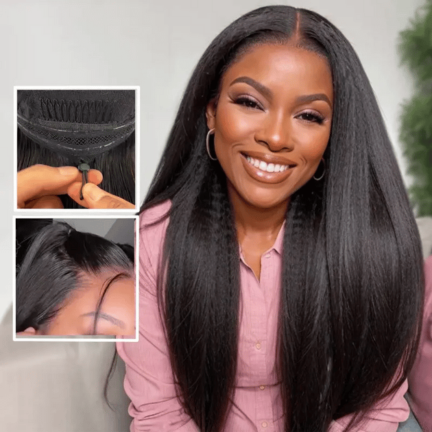 Pull Go 13x6 Full Lace Yaki Straight Wig – ashimaryhair