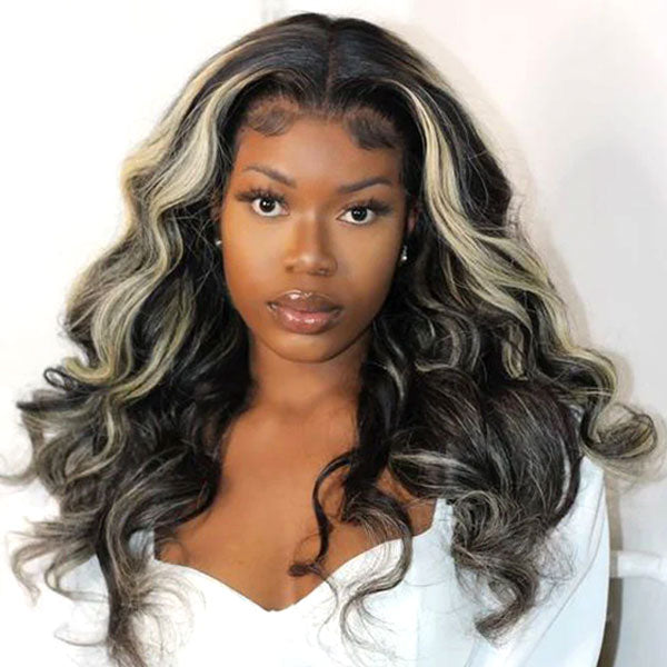 Blonde Highlights Wig – Tagged "Deep Wave"– ashimaryhair