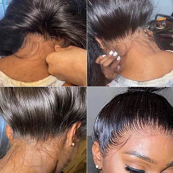 360 Lace Frontal Wig Hd Transparent Lace Straight Brazilian Human Hair ...