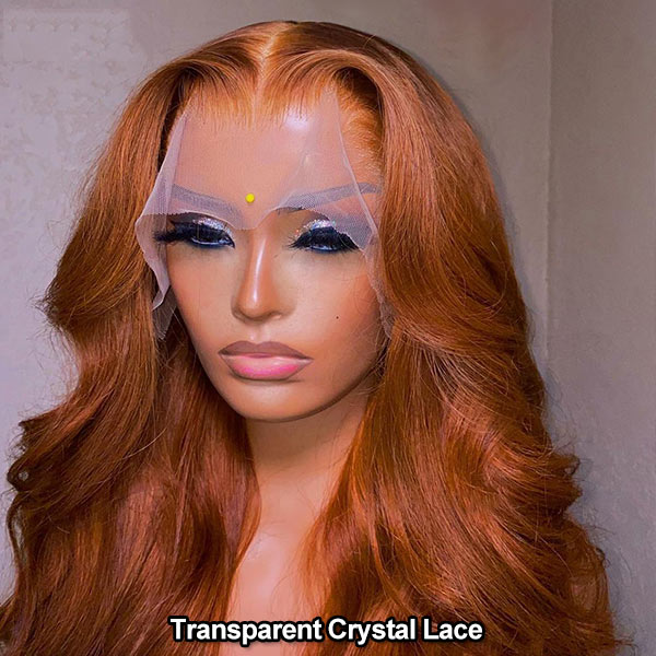 BOGO Copper Brown Wig Pre-plucked Body Wave Lace Front Wigs Luxurious ...
