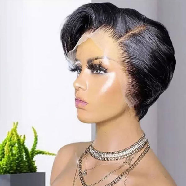 FLASH SALE Pixel Wig Fashion Cheap Pre-Styled Short Bob Wigs Human Hai ...