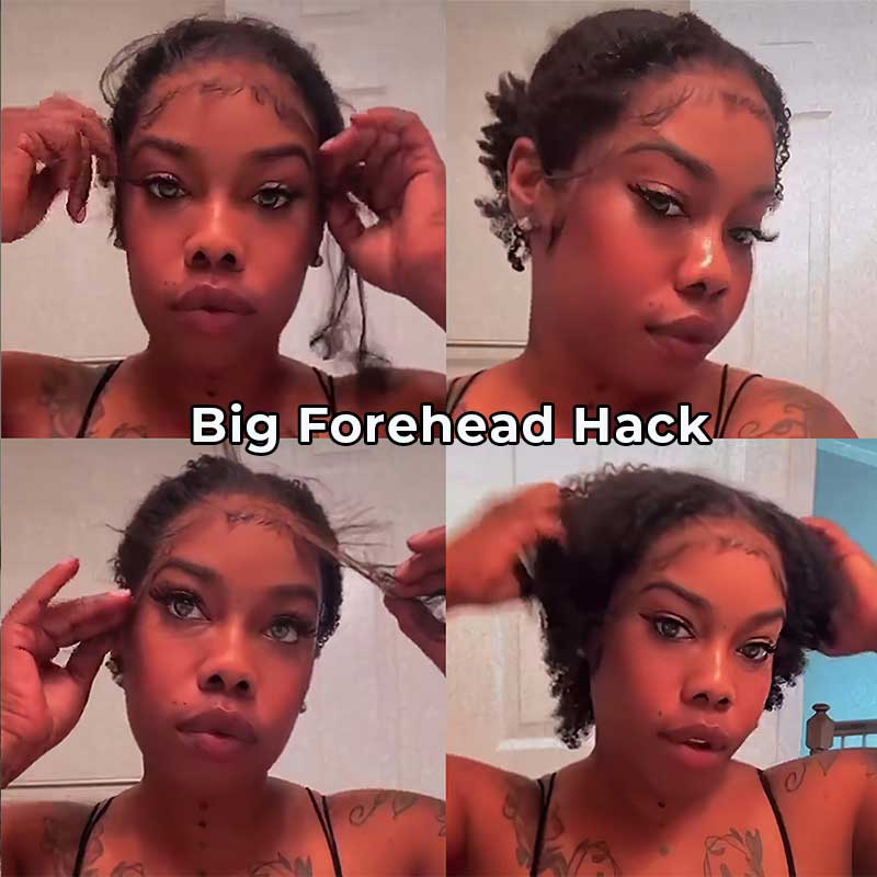 4C Edges BIG FOREHEAD HACK 13x2 Lace Frontal 100% Human Hair – ashimaryhair