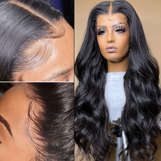 5x5 Glueless HD Lace Closure Body Wave Wig For Sale – ashimaryhair